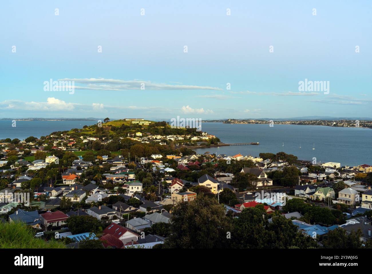Auckland, New Zealand. View of Maungauika / North Head Stock Photo - Alamy