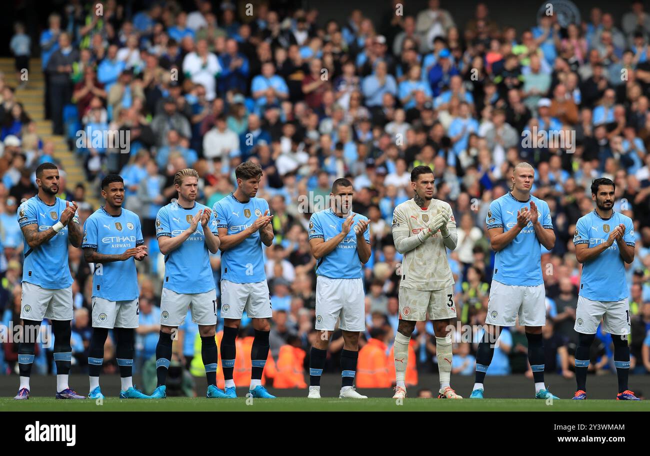 Etihad Stadium, Manchester, UK. 14th Sep, 2024. Premier League Football ...