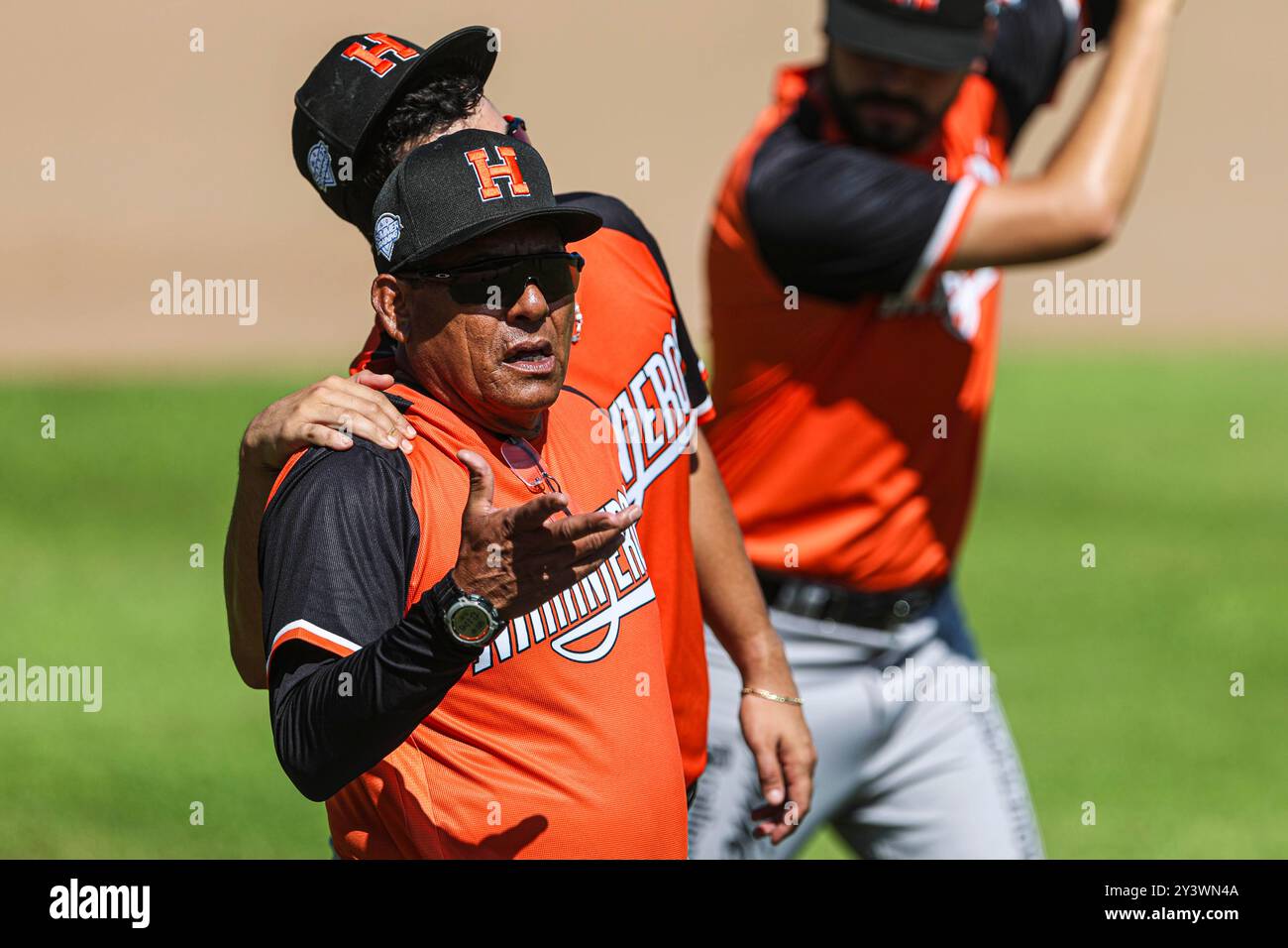 HERMOSILLO, MEXICO - SEPTEMBER 14: Ricardo Solis Pitching Coach, during ...