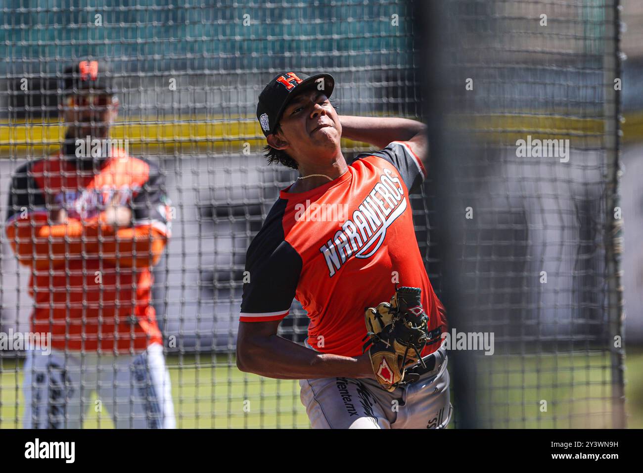 HERMOSILLO, MEXICO - SEPTEMBER 14: Oswaldo Pacheco Crespo pitcher in ...