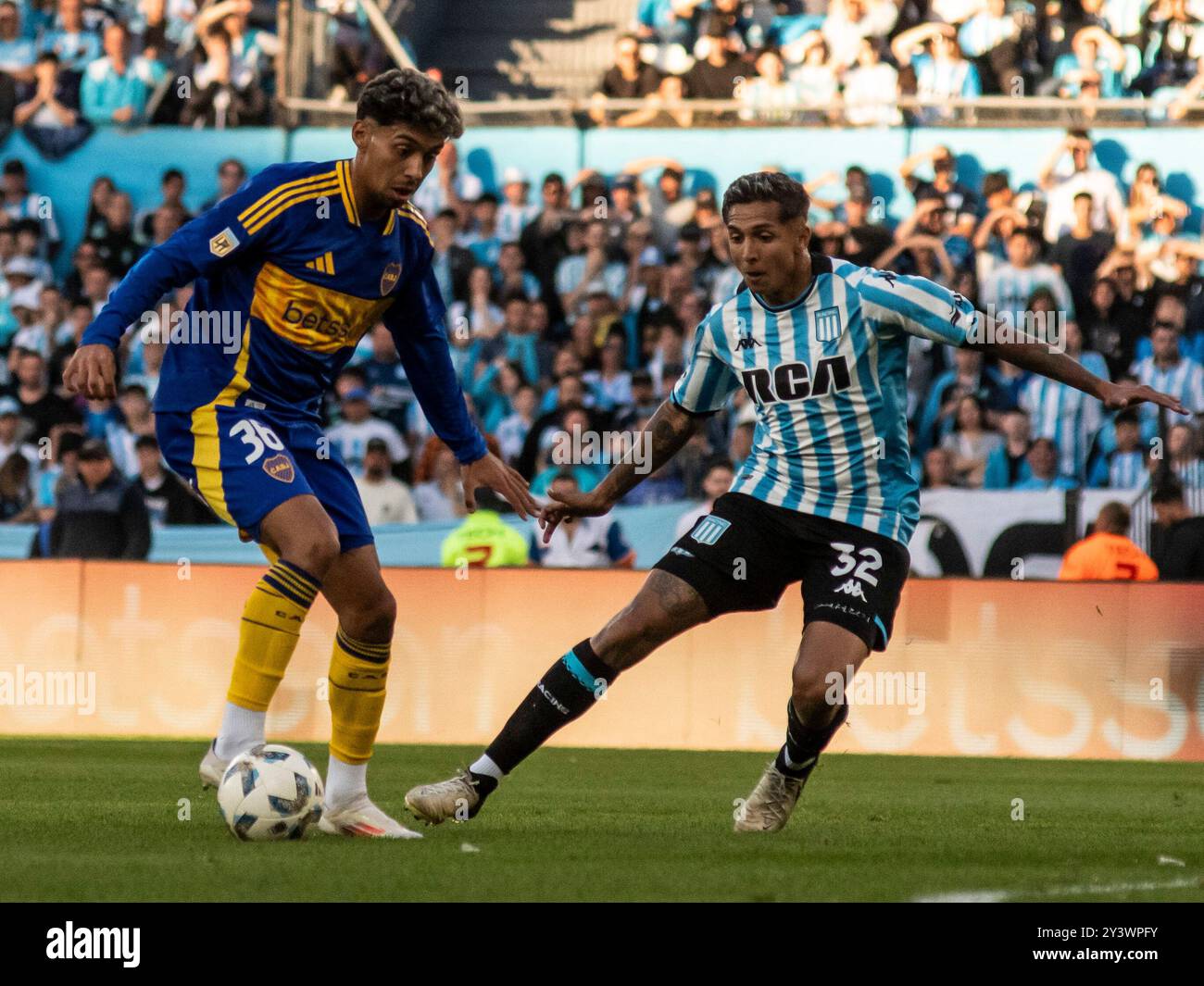 Racing Club vs Club Ateltico Boca Juniors. Presidente PErón Stadium ...
