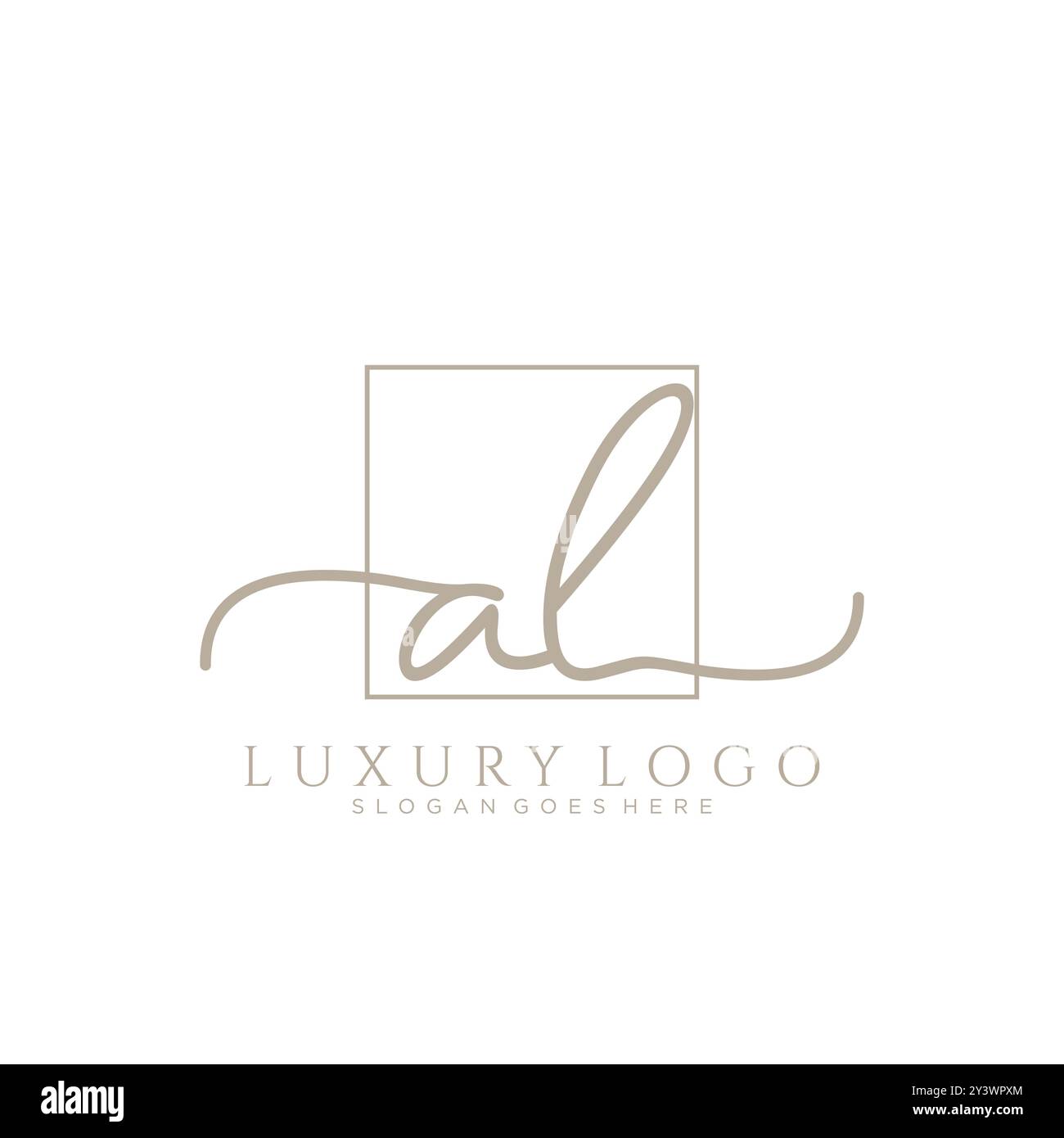 Al letter logo design Cut Out Stock Images & Pictures - Alamy