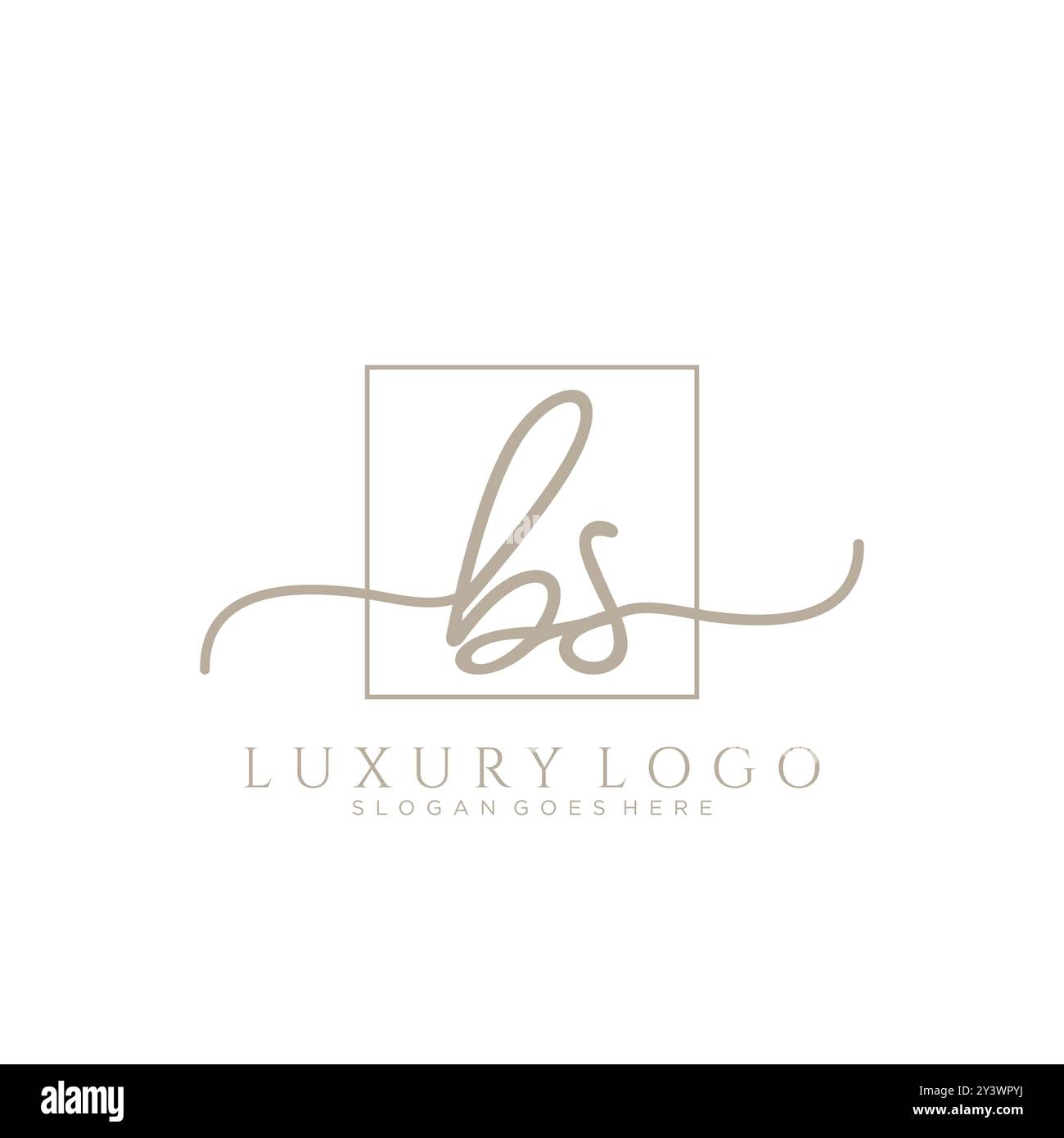 Bs initials logo Stock Vector Images - Alamy