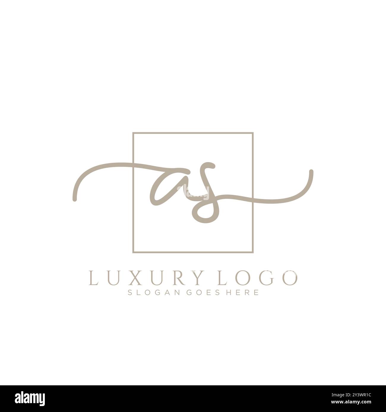 Initial as initials Stock Vector Images - Alamy