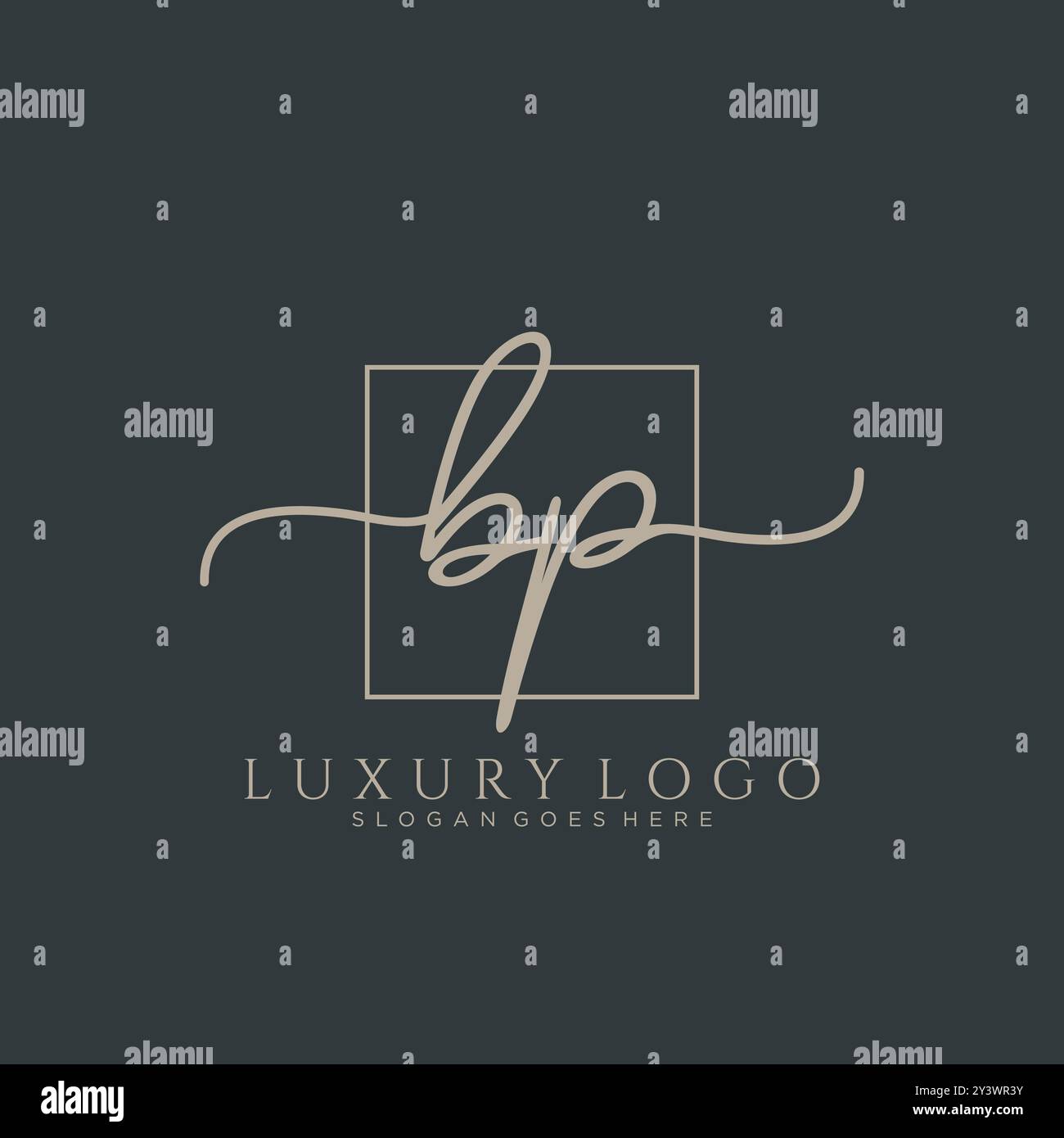 BP Initial handwriting logo design Stock Vector Image & Art - Alamy