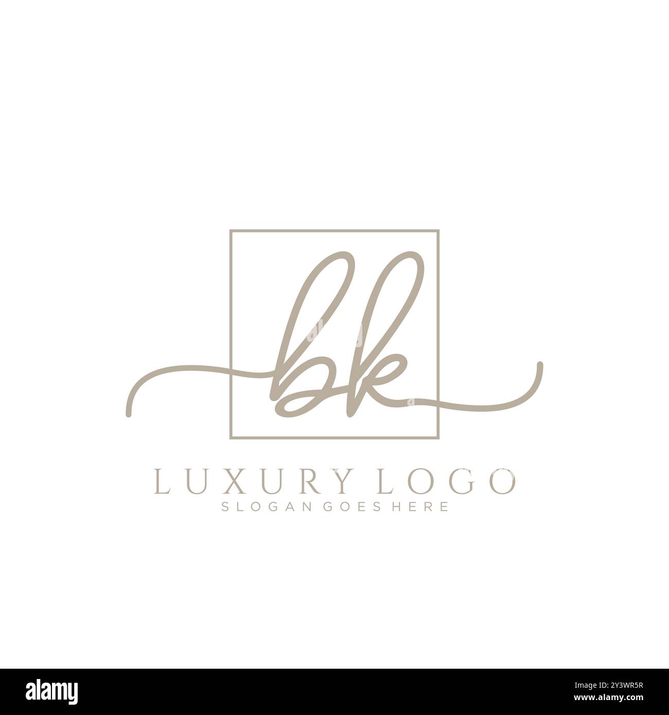 Initial logo bk vector vectors Stock Vector Images - Alamy