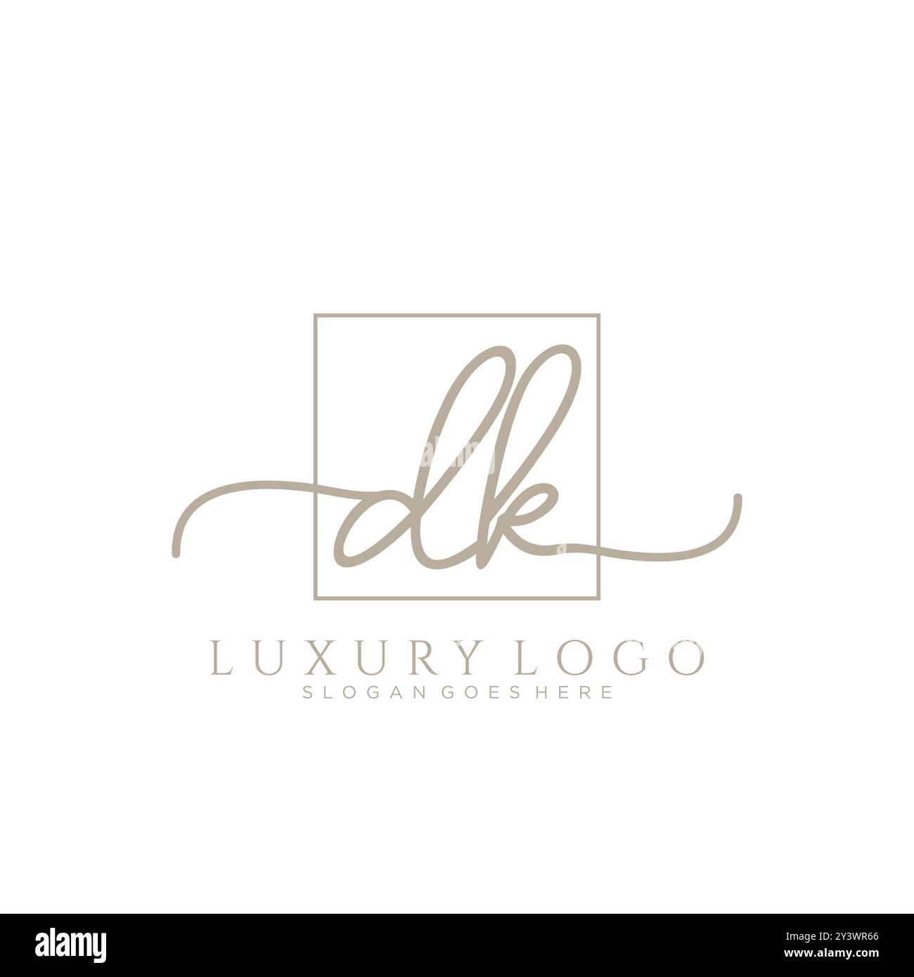 Dk letter design Stock Vector Images - Alamy