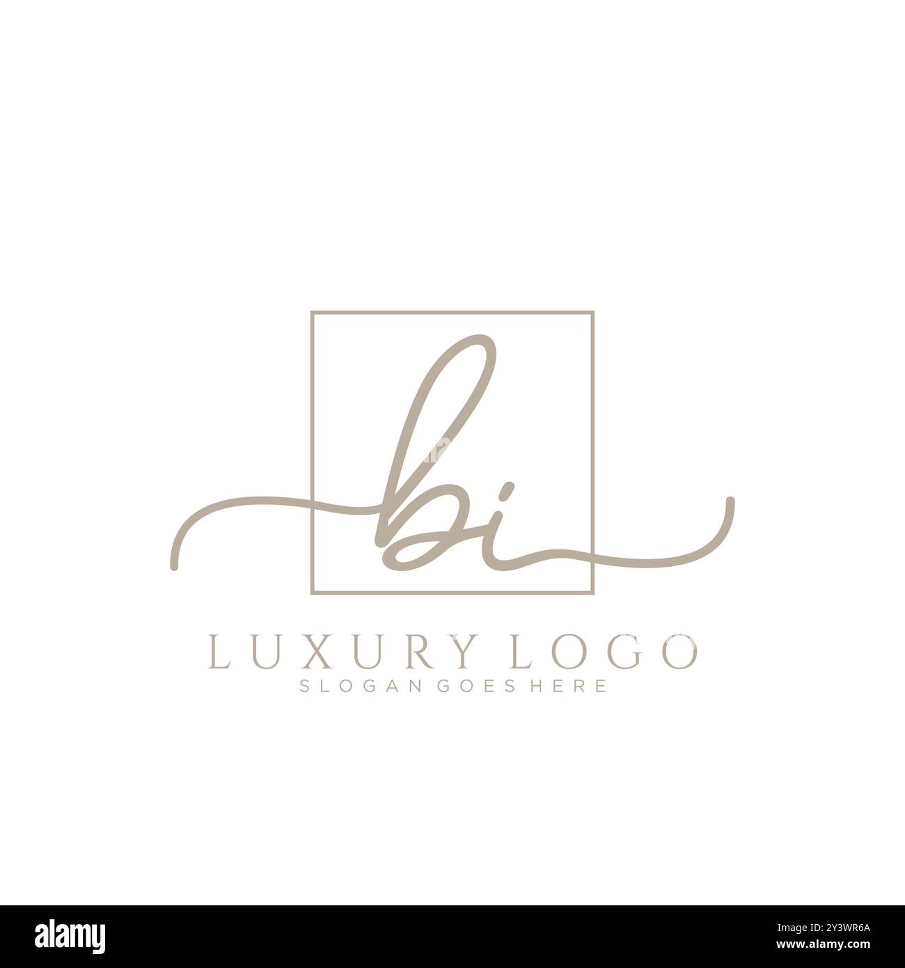 Initial bi logo Stock Vector Images - Alamy