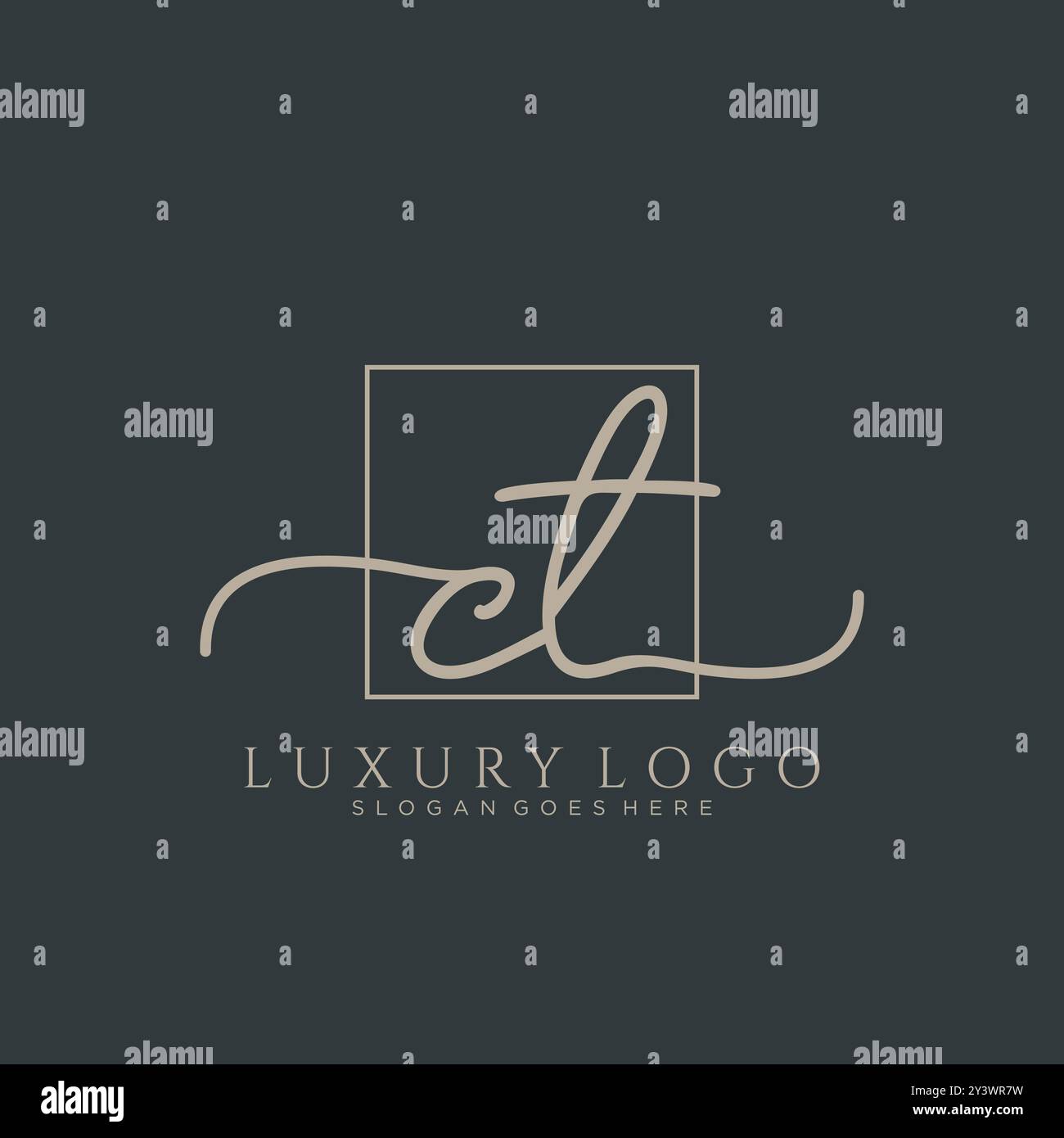 Ct initials logo hi-res stock photography and images - Alamy