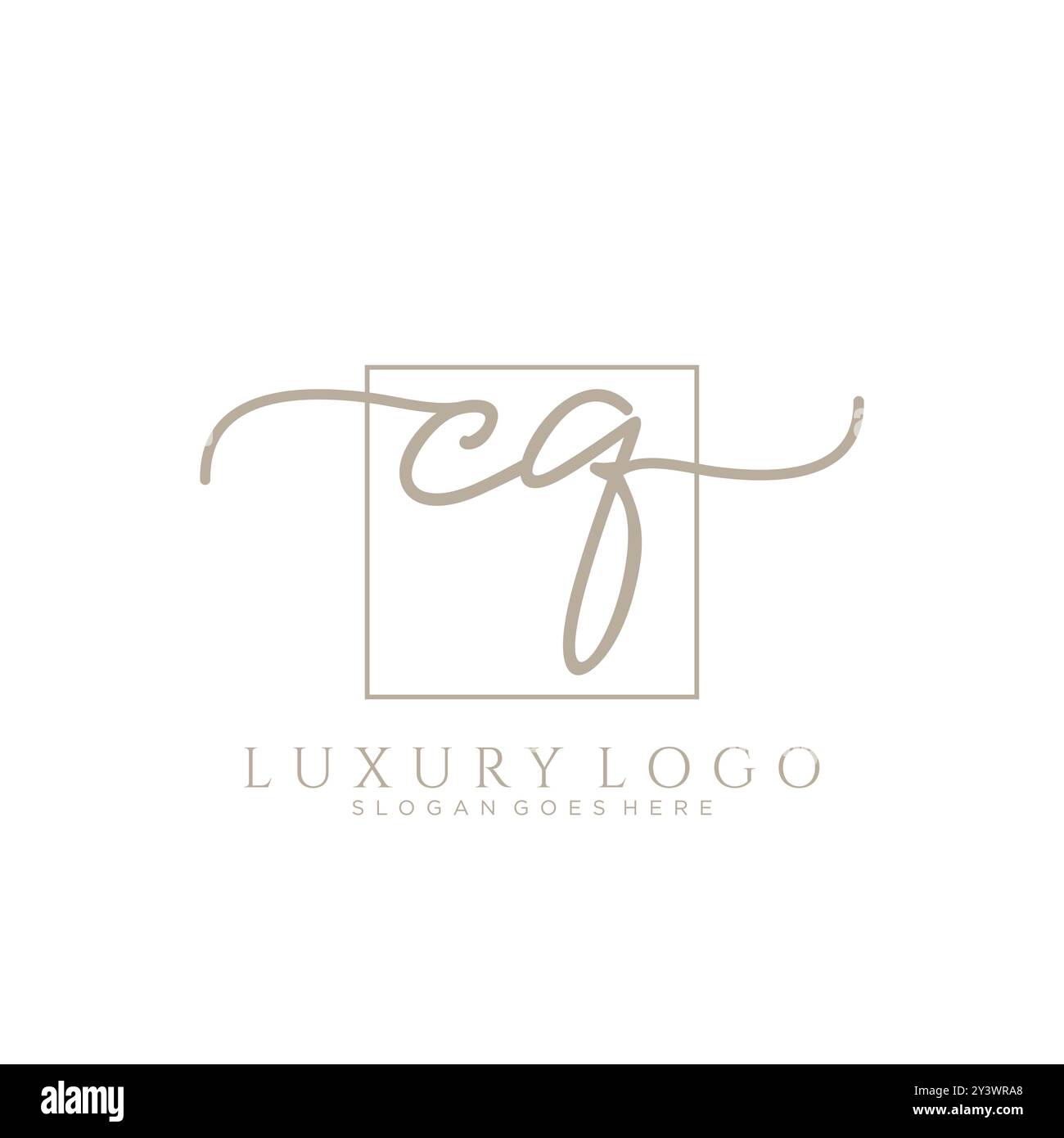 Initial cq logo Stock Vector Images - Alamy