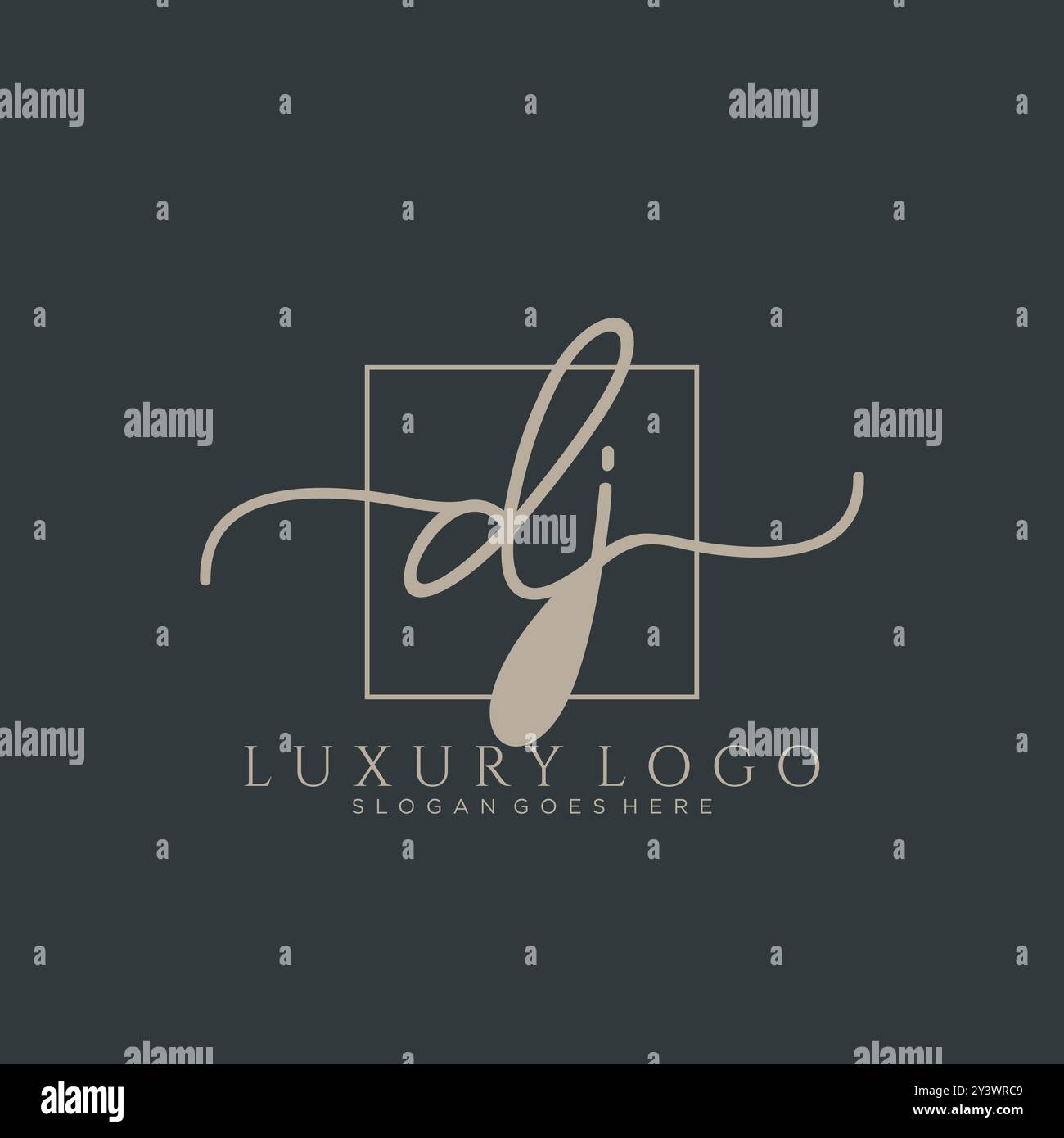 Dj initials hi-res stock photography and images - Alamy