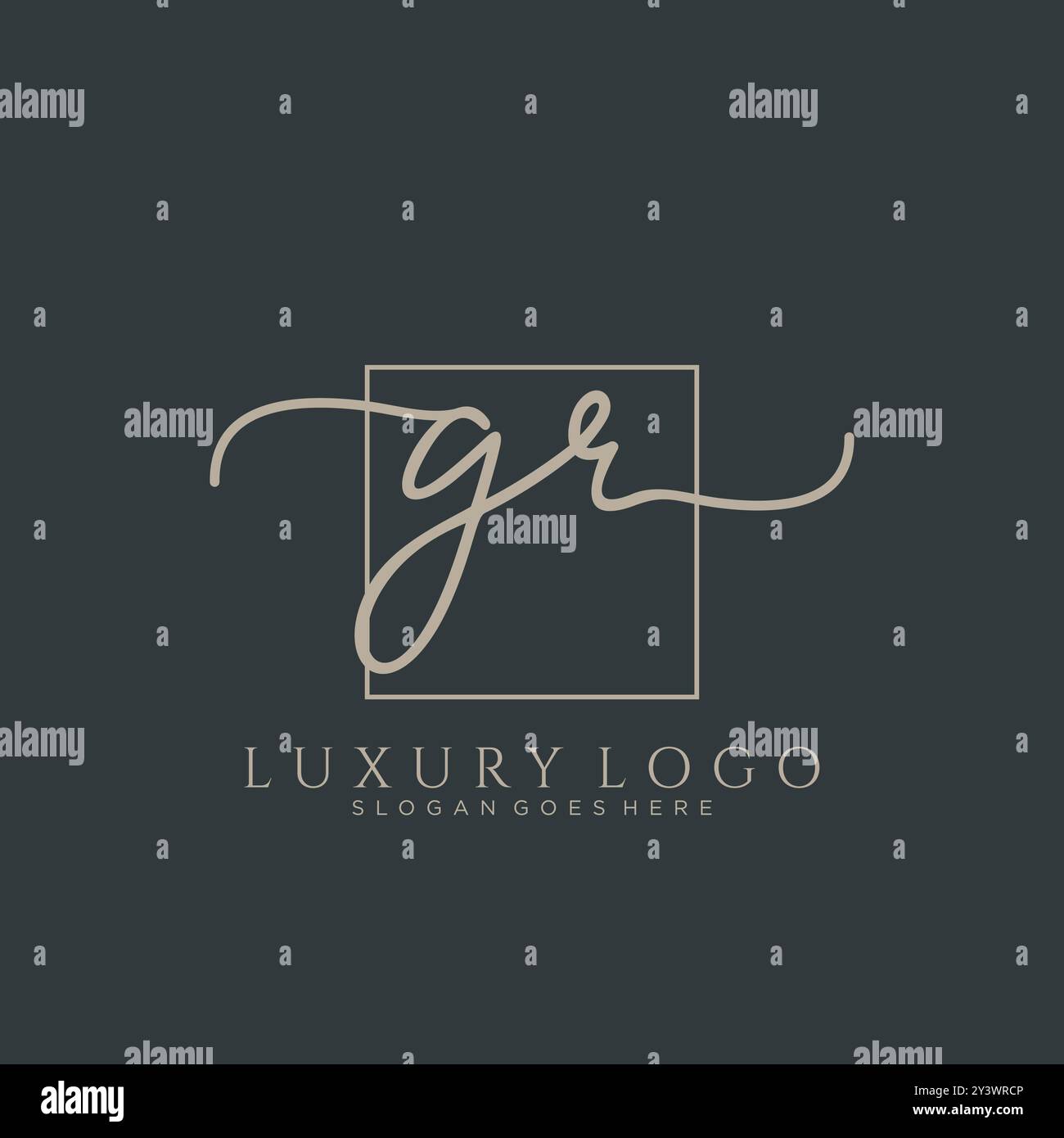 Initial gr Stock Vector Images - Alamy