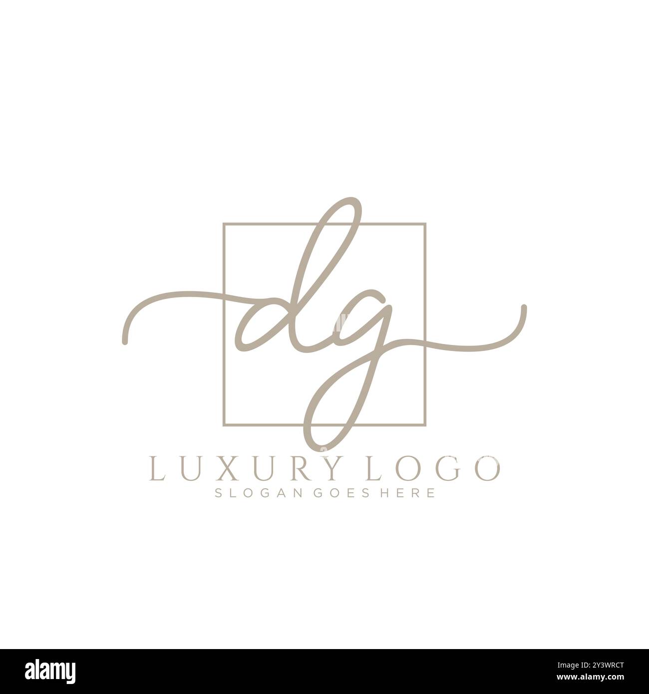 Dg letter logo design Cut Out Stock Images & Pictures - Alamy