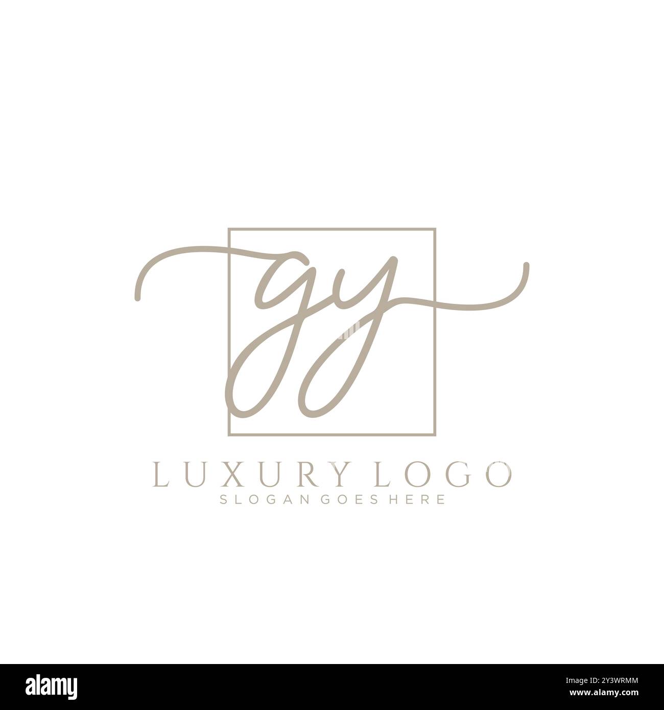 Gy initials logo Stock Vector Images - Alamy