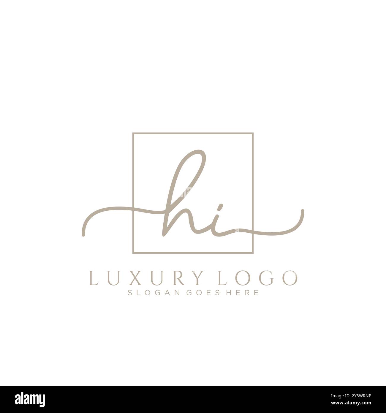 Initial hi hi-res stock photography and images - Alamy