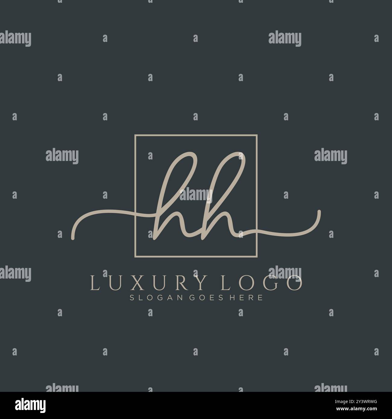 Hh initials logo Stock Vector Images - Alamy