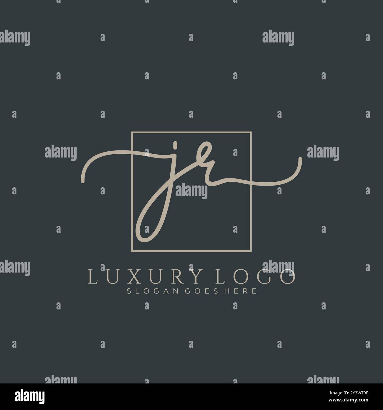 JR Initial handwriting logo design Stock Vector Image & Art - Alamy