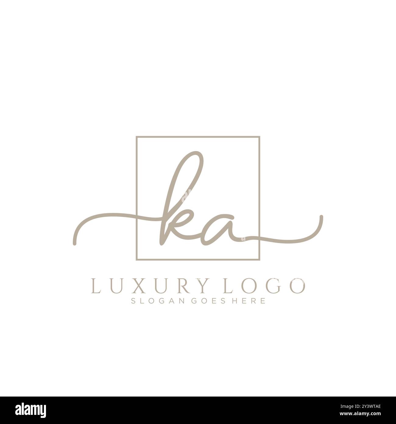 Ka initials logo Stock Vector Images - Alamy