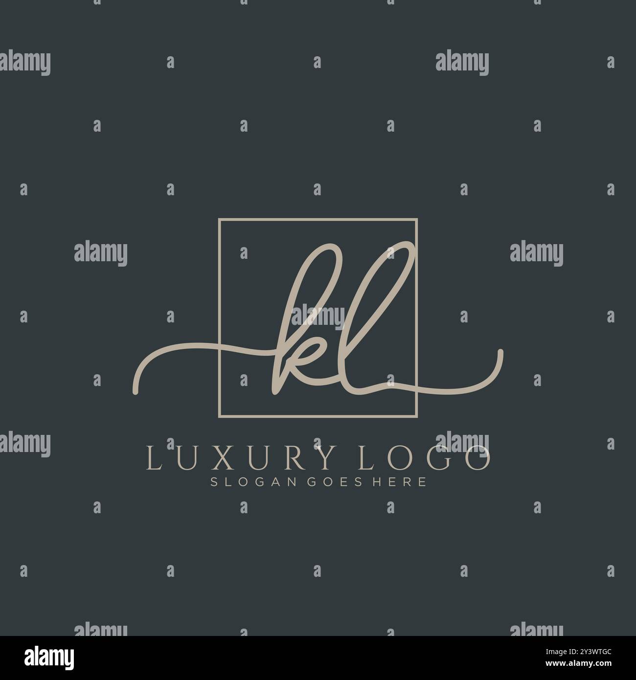 Initial letter kl Stock Vector Images - Alamy