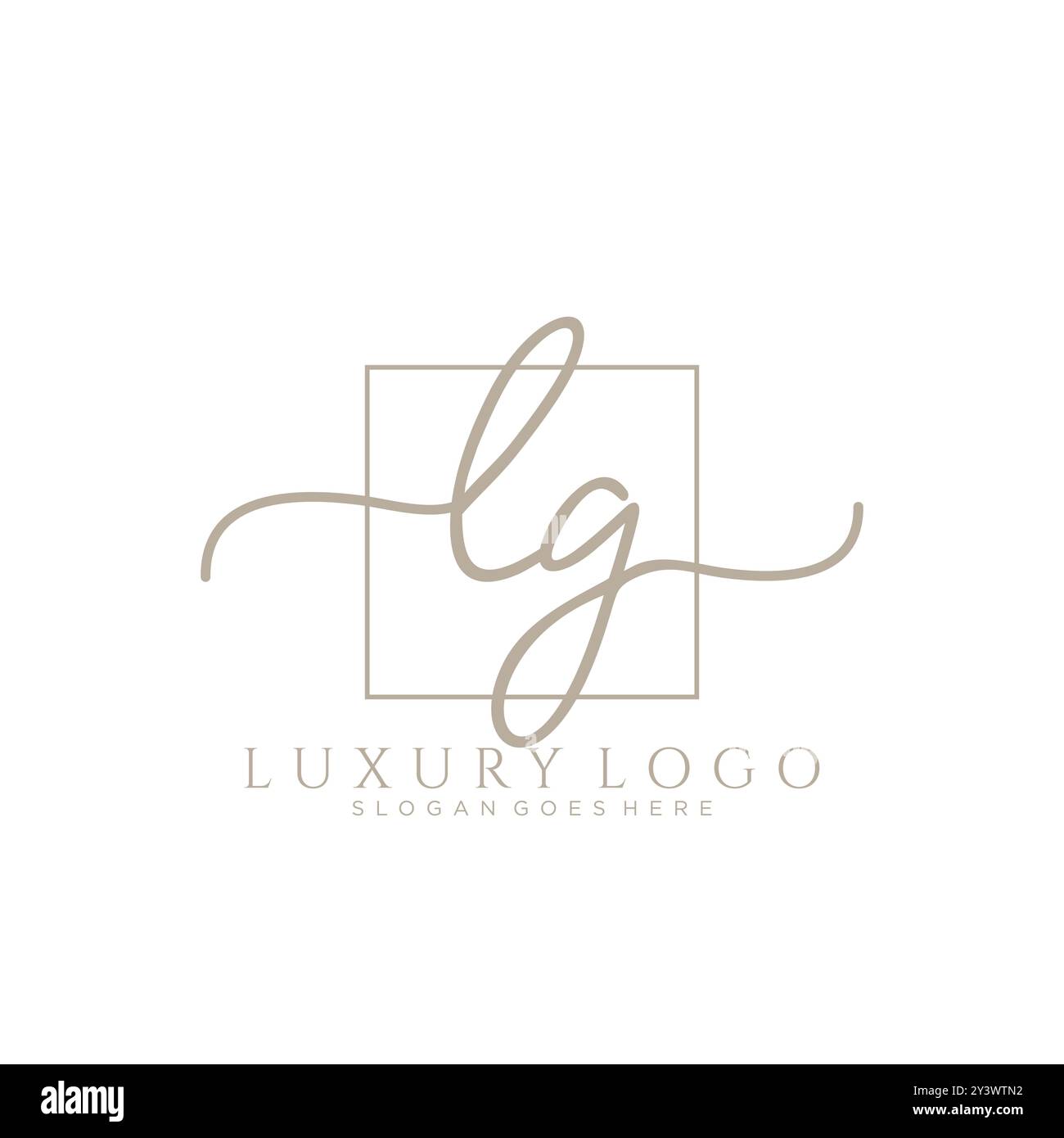 Lg initials logo hi-res stock photography and images - Alamy