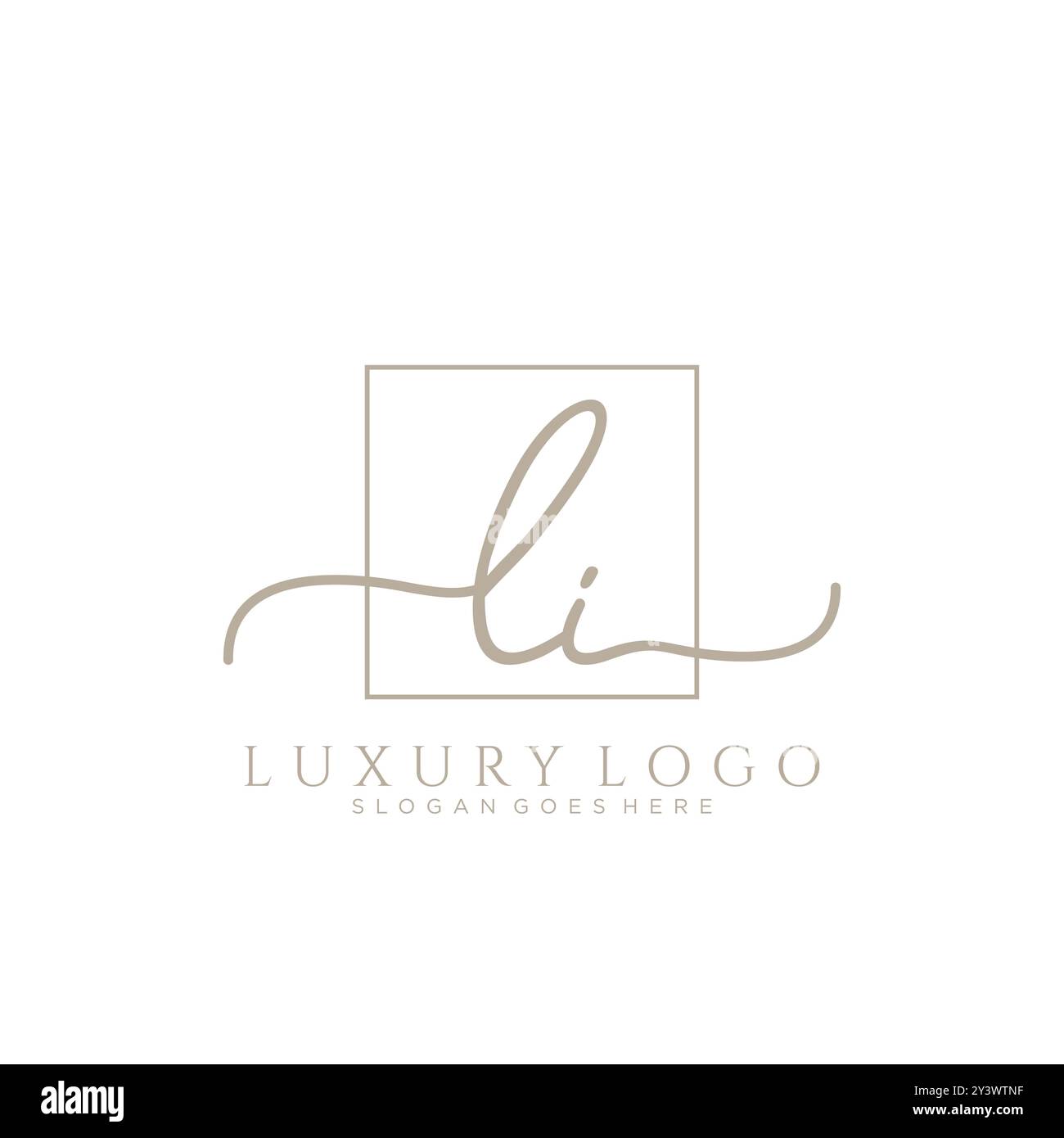LI Initial handwriting logo design Stock Vector Image & Art - Alamy