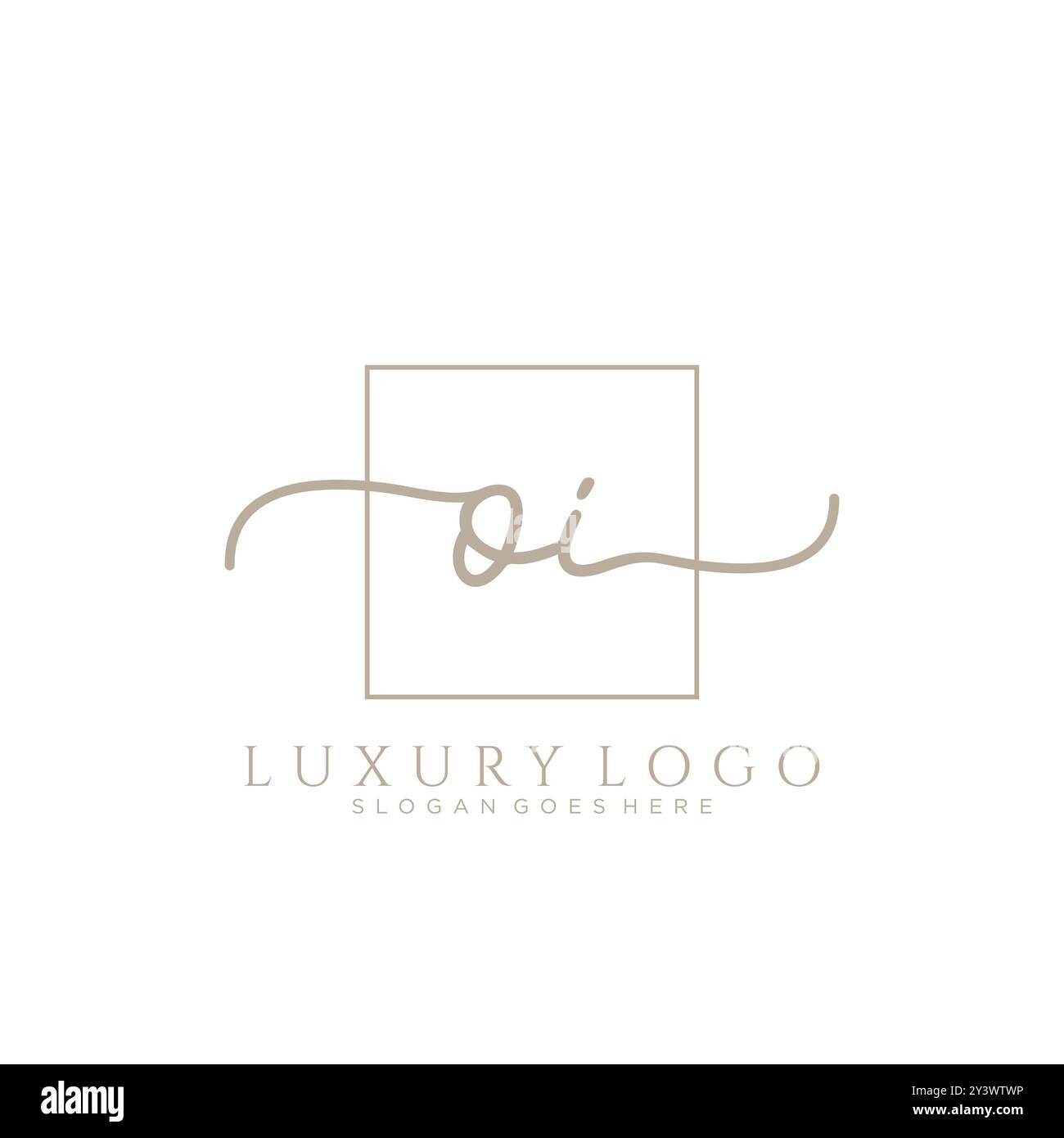 Oi initials logo Stock Vector Images - Alamy