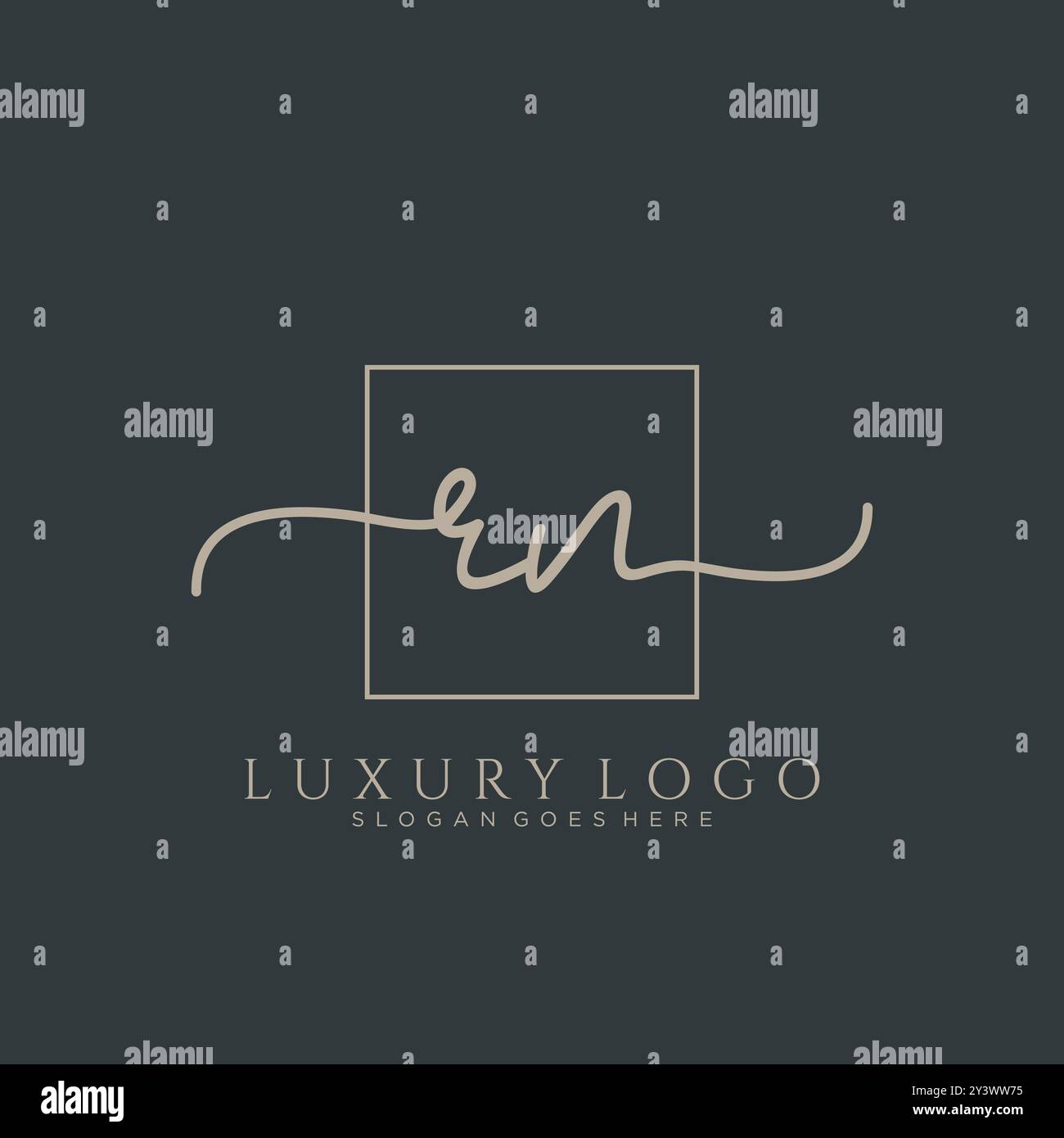 Rn initials logo Stock Vector Images - Alamy