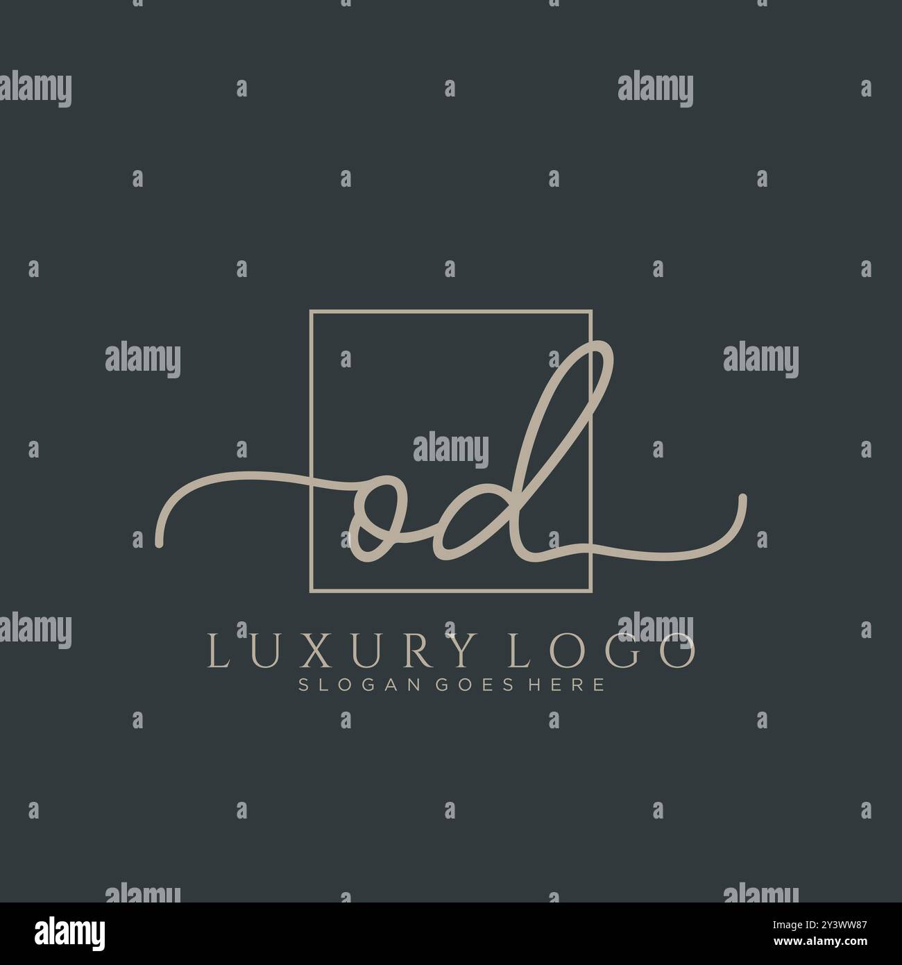 Od initials logo Stock Vector Images - Alamy