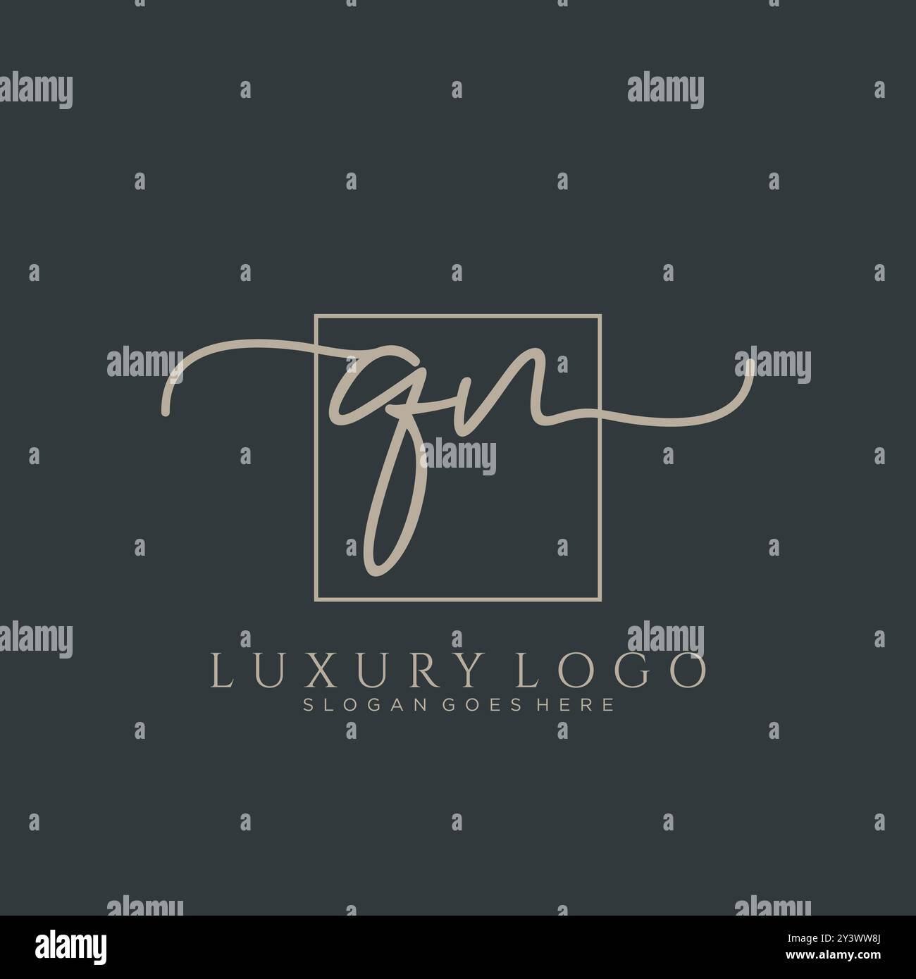 Qn design Stock Vector Images - Alamy