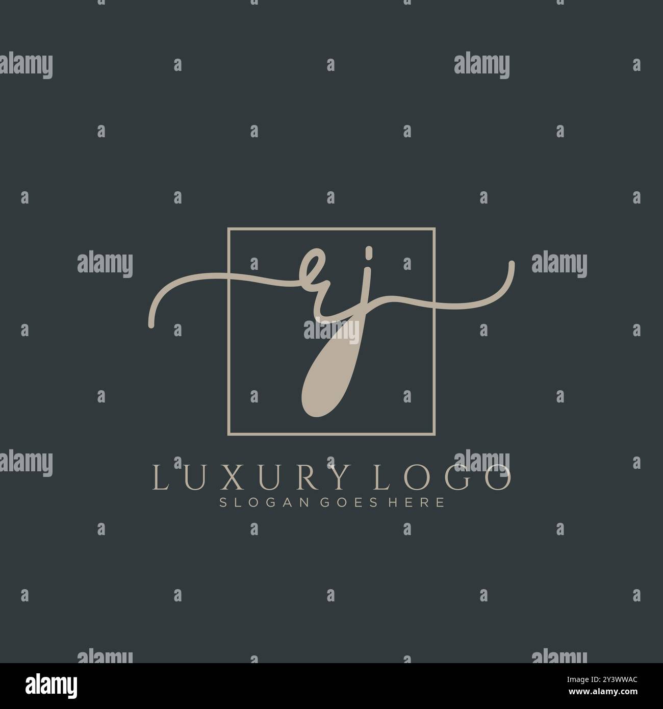 Rj initial hi-res stock photography and images - Alamy