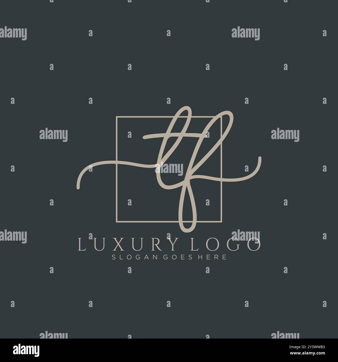 TF Initial handwriting logo design Stock Vector Image & Art - Alamy