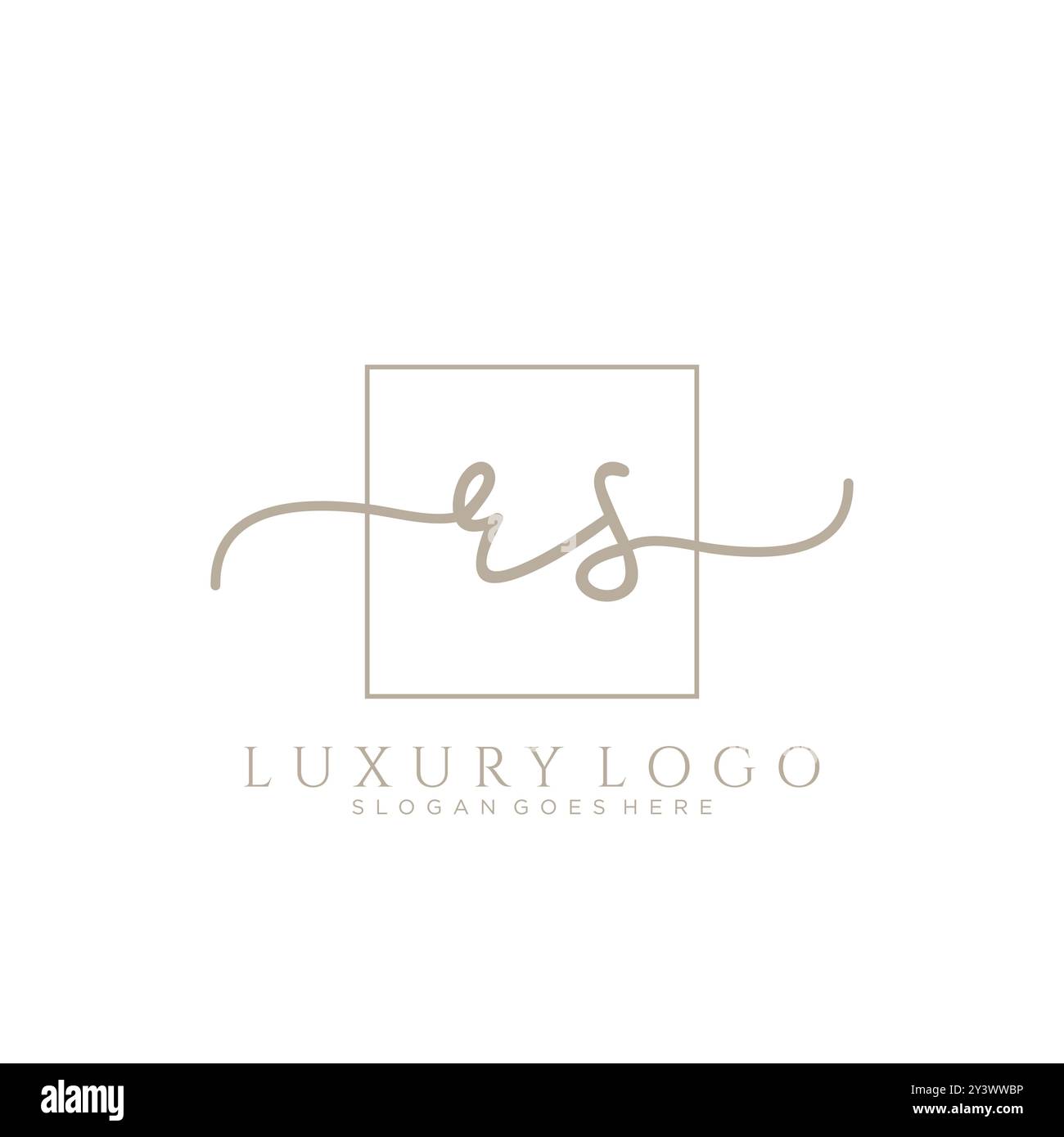 Rs initials logo hi-res stock photography and images - Alamy