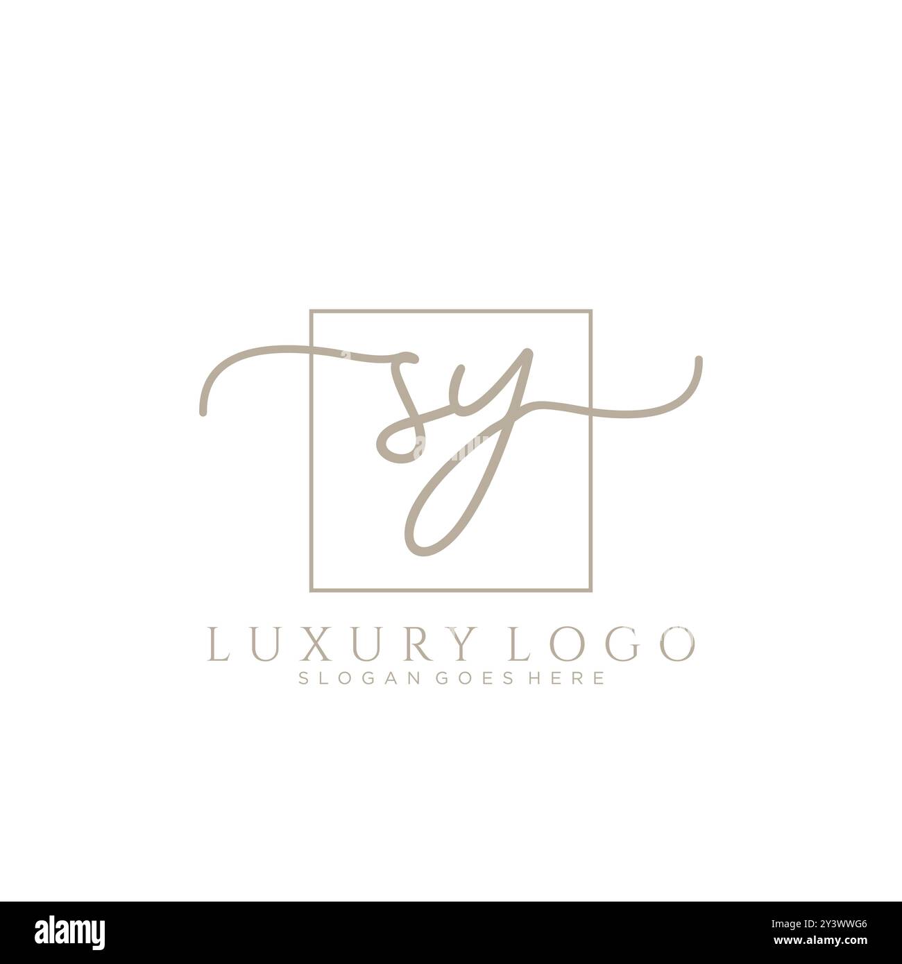 Initial sy logo hi-res stock photography and images - Alamy