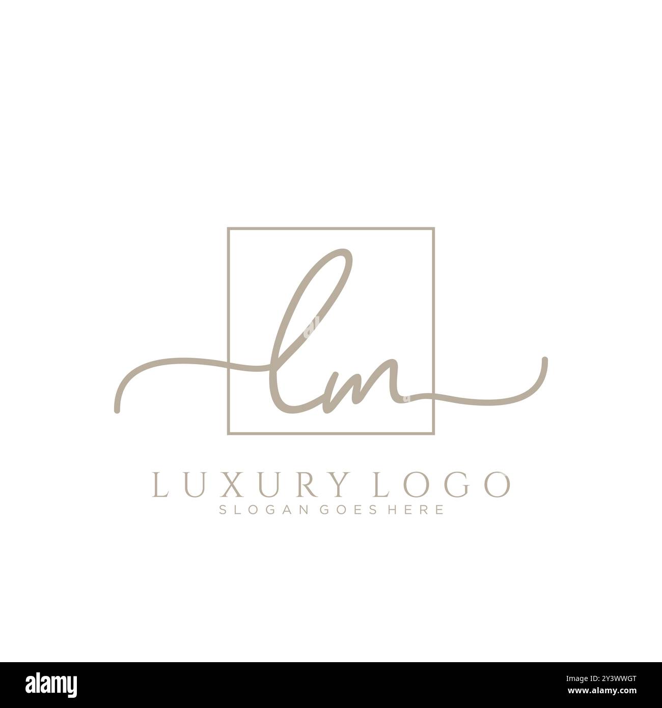 Initial lm Stock Vector Images - Alamy
