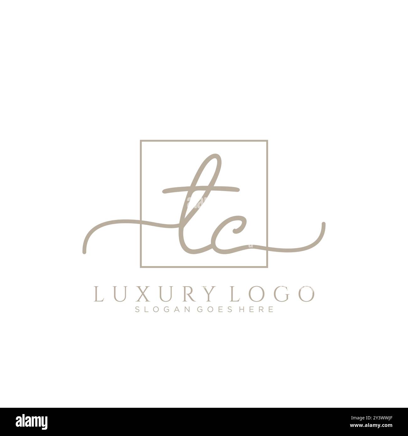 Initial tc logo Cut Out Stock Images & Pictures - Alamy