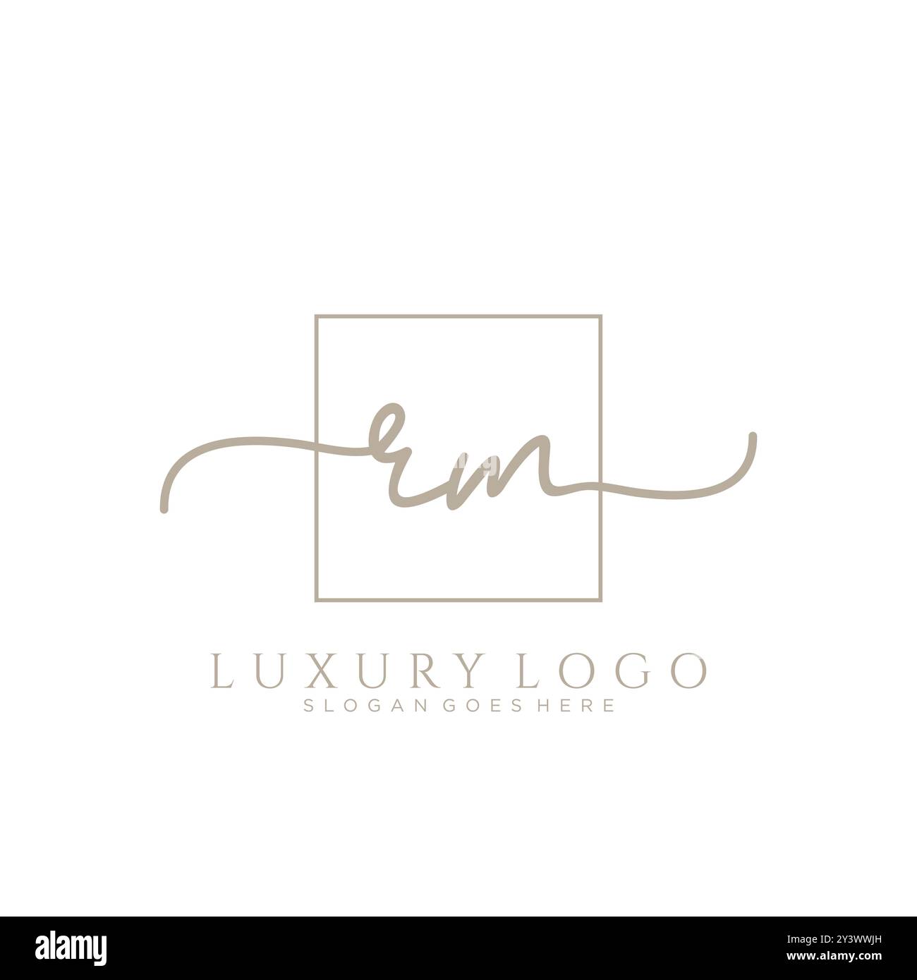 Rm initials logo Stock Vector Images - Alamy