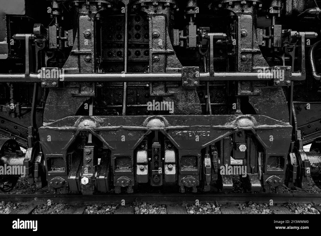 Shay locomotive "Tollie", a geared engine designed for steep hills and ...