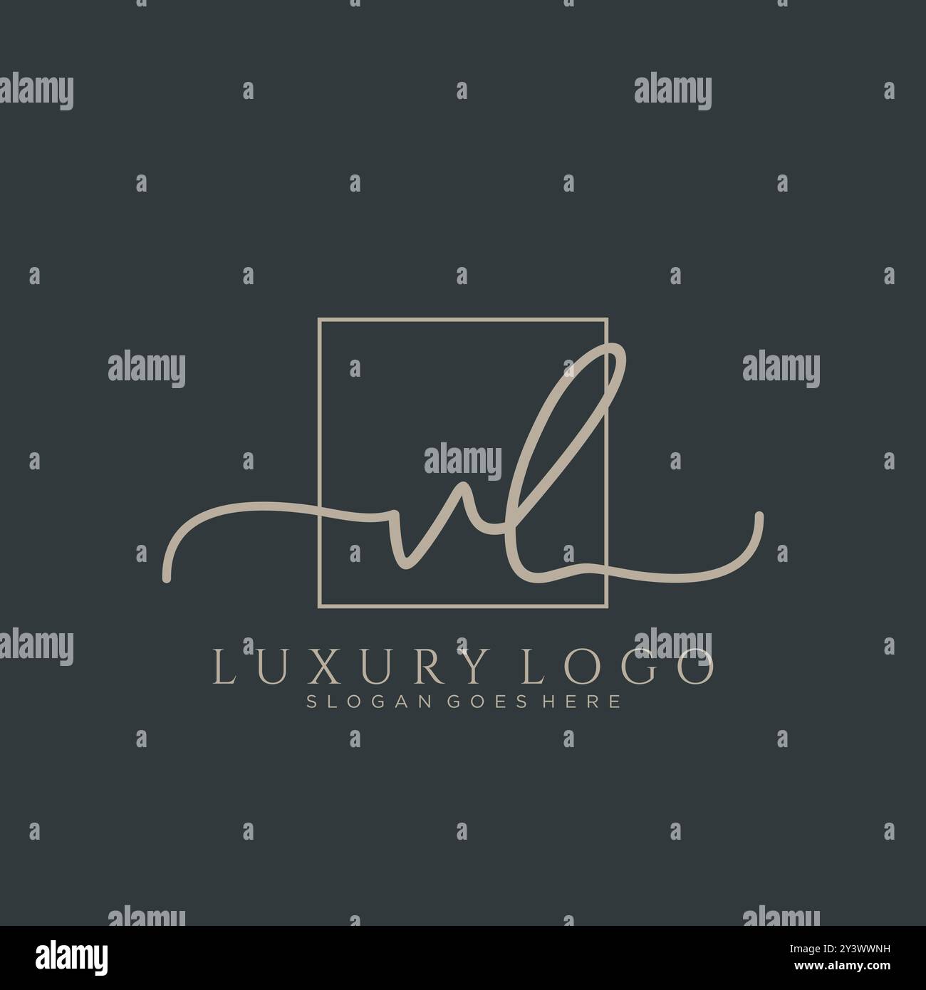 Vl initials Stock Vector Images - Alamy