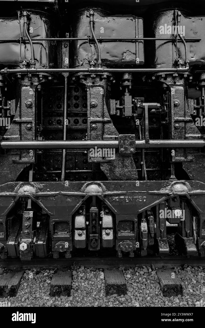 Shay locomotive "Tollie", a geared engine designed for steep hills and ...