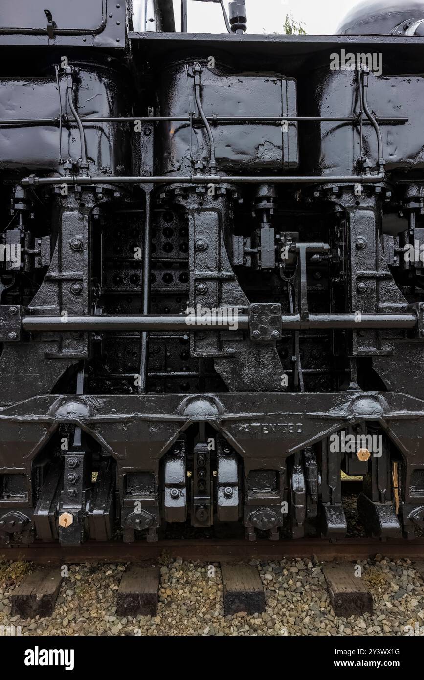 Shay locomotive "Tollie", a geared engine designed for steep hills and ...