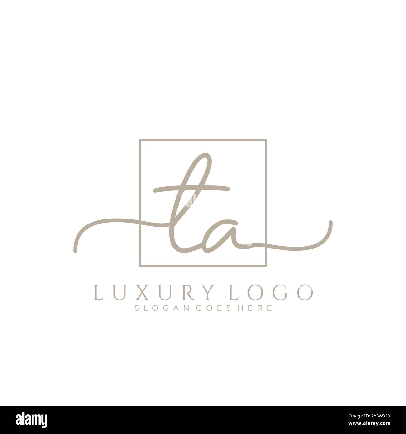 Ta initials logo Cut Out Stock Images & Pictures - Alamy