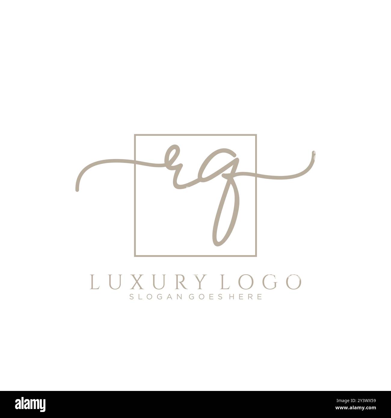 Rq logo design Cut Out Stock Images & Pictures - Alamy