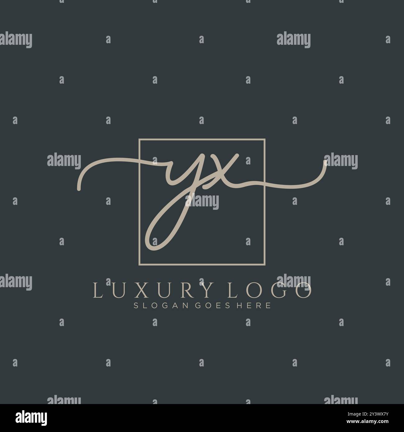 Yx initials logo Stock Vector Images - Alamy