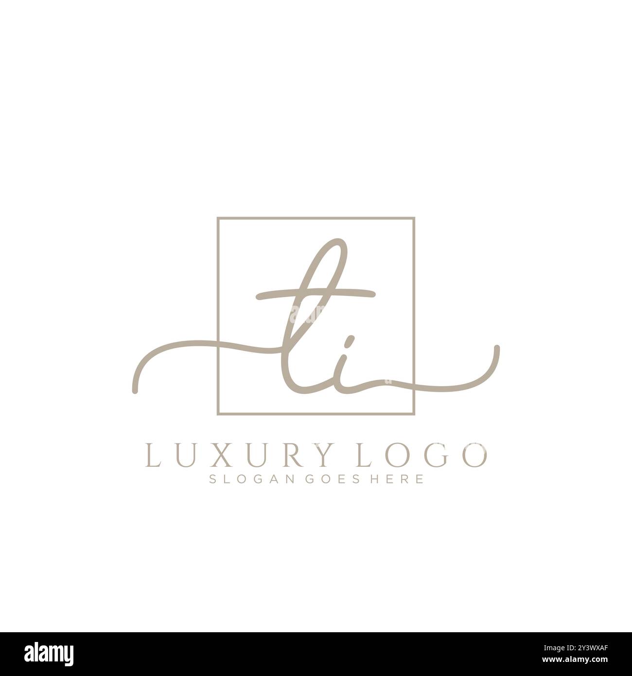 Initial ti logo hi-res stock photography and images - Alamy