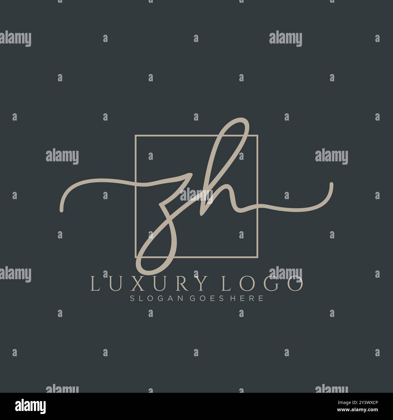 Initial letter zh Stock Vector Images - Alamy