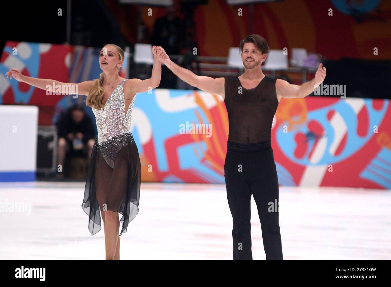 Saint Petersburg, Russia. 14th Sep, 2024. Alexandra Stepanova and Ivan Bukin seen in action ...