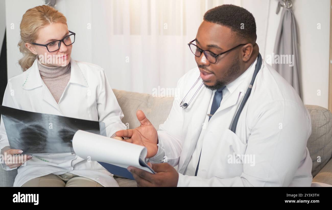 Medical staff meeting. Clinical expertise. Diagnostics healthcare ...