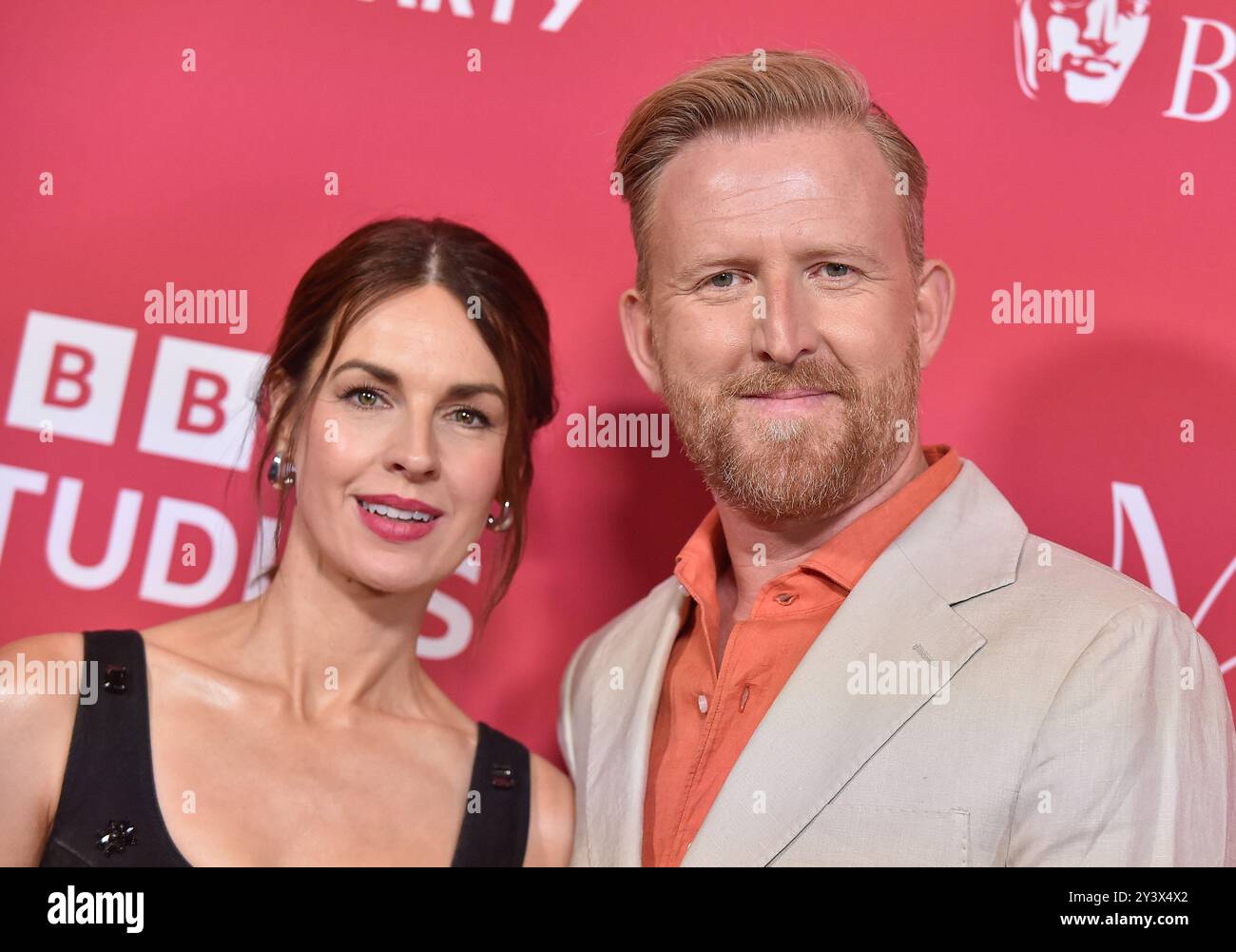 Beverly Hills, USA. 14th Sep, 2024. Jessica Raine and Tom Goodman Hill ...