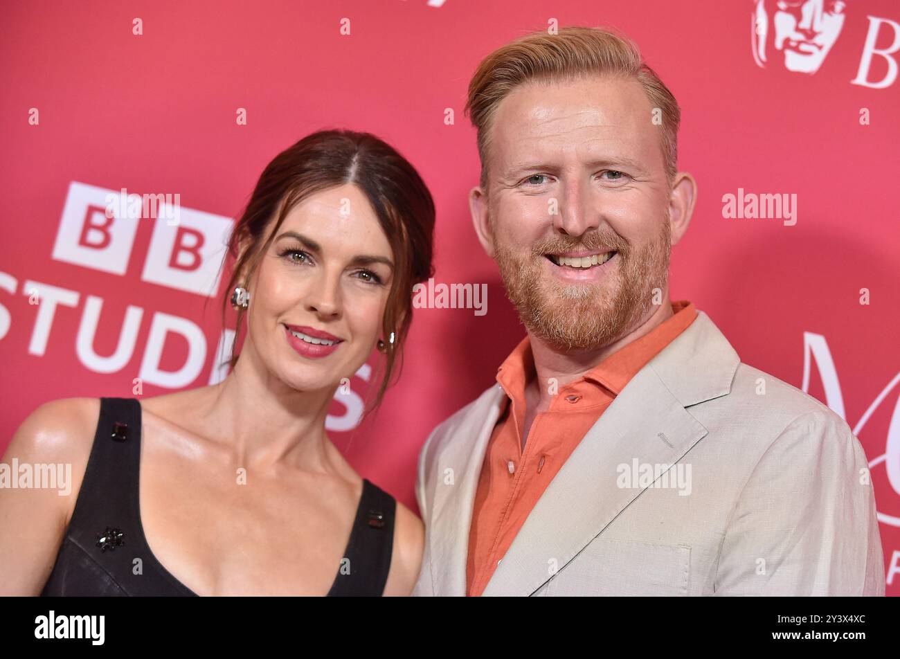 Beverly Hills, USA. 14th Sep, 2024. Jessica Raine and Tom Goodman Hill ...