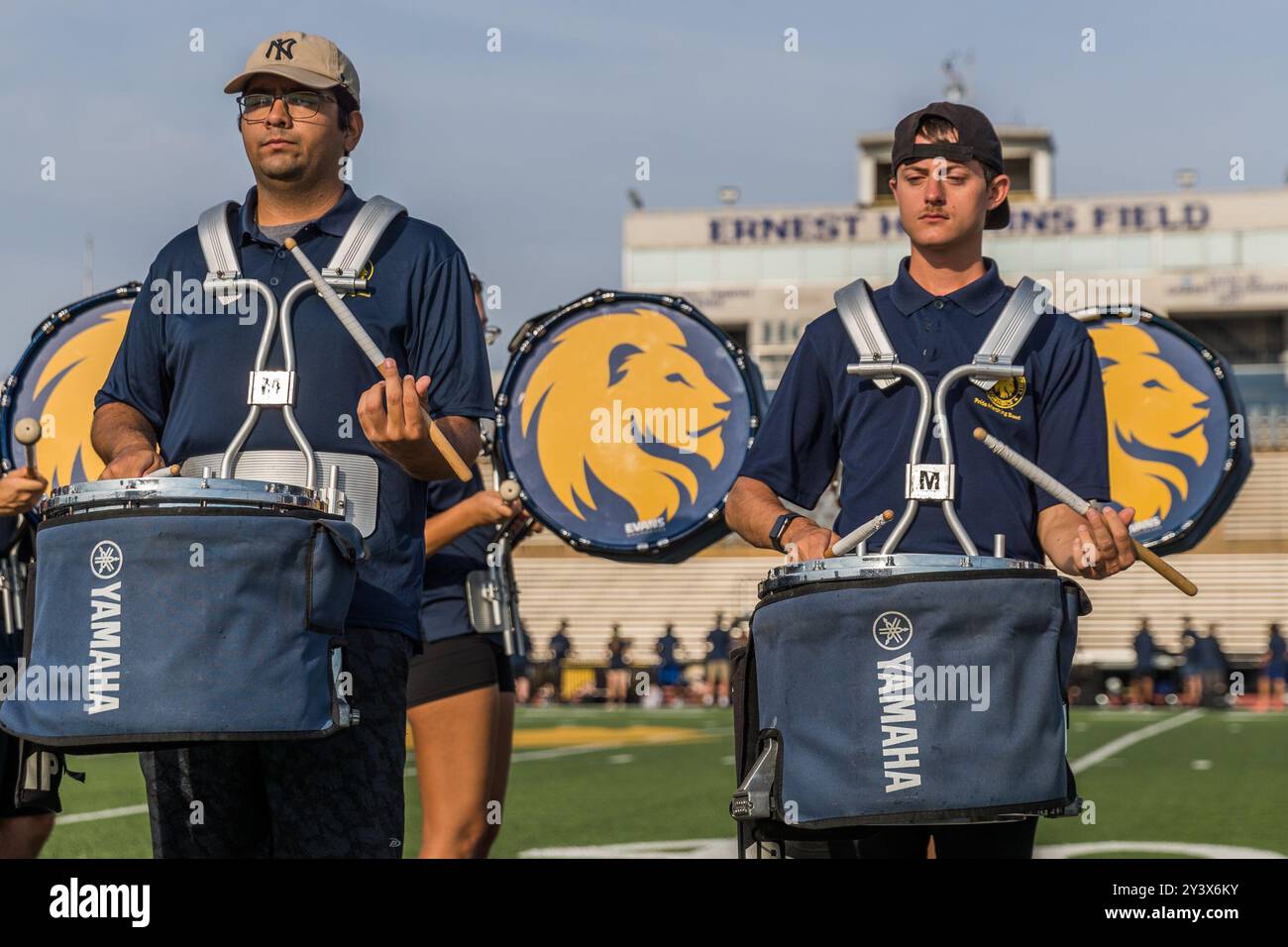 Commerce, Texas, USA. 14th Sep, 2024. Members of the Texas A&M-Commerce ...